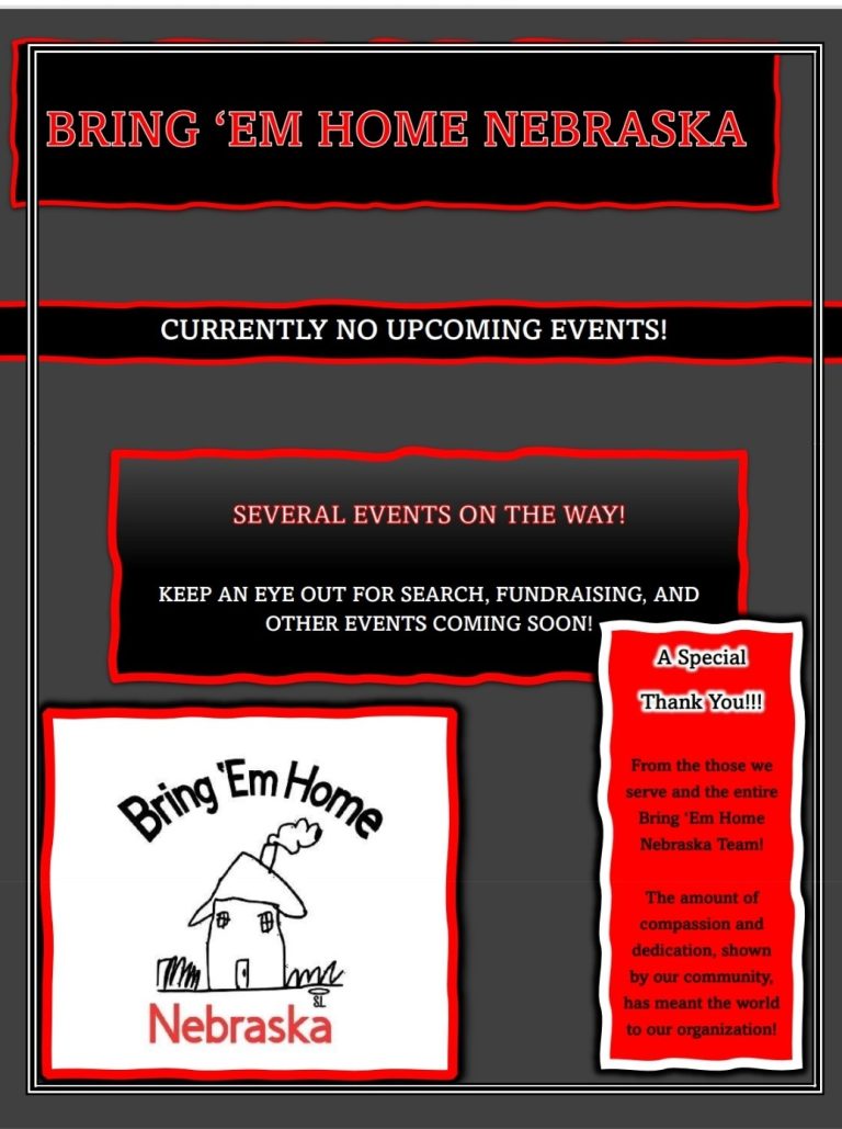 Events – Bring ‘em Home Nebraska